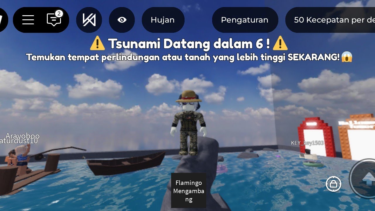 Live game obby TSUNAMI🌊🌊 ~ Alnoah TV - YouTube