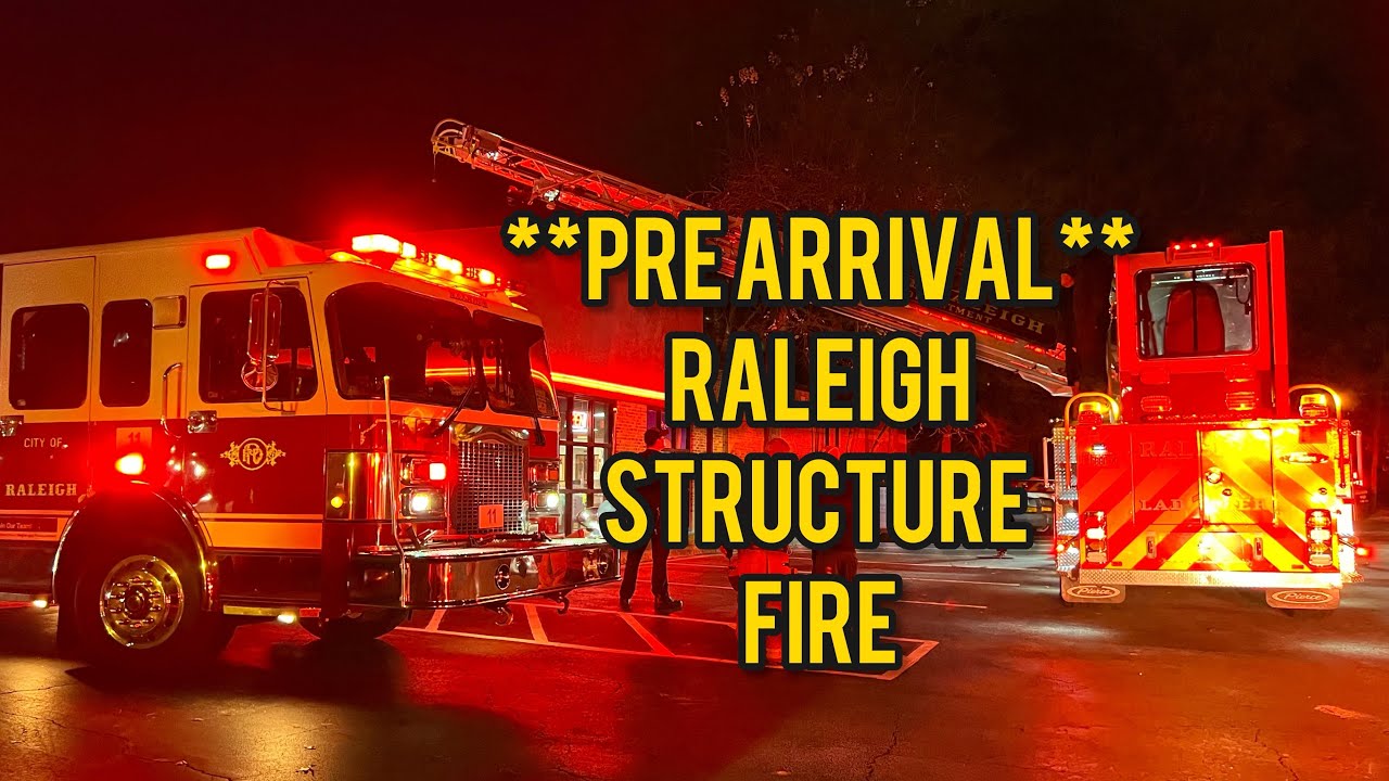 **PRE ARRIVAL** Raleigh Commercial Structure Fire 11-26-23 - YouTube