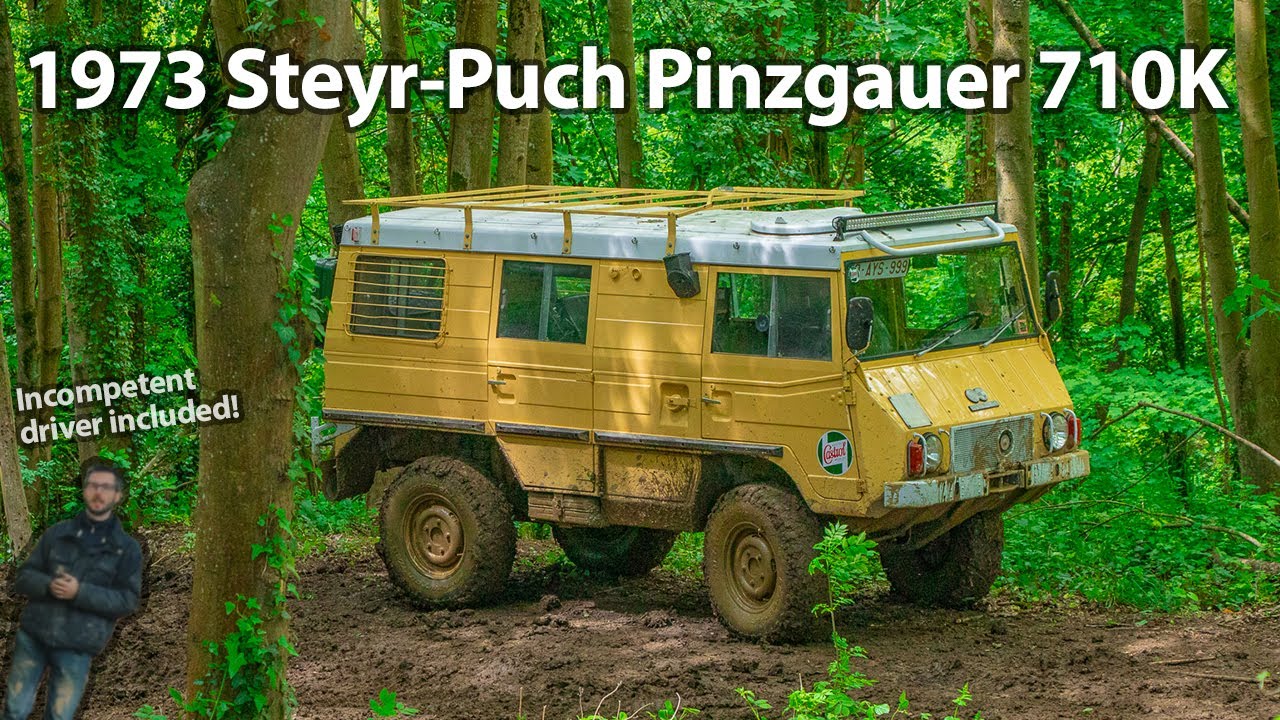 Steyr-Puch Pinzgauer 710K and Land Rovers at Cherimont Off-Road - YouTube
