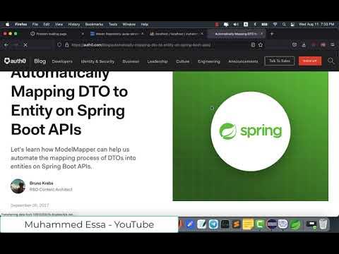 26 JAVA Spring MVC Data Transfer Object DTO - YouTube