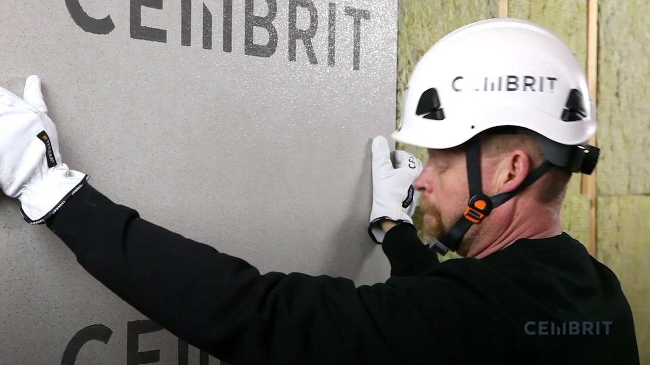 Cembrit Windstopper Light montering - YouTube