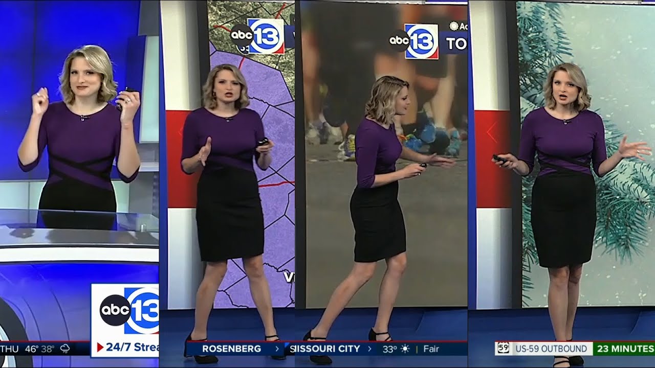 Rachel Briers with the Accuweather forecast for ABC13 Houston January ...