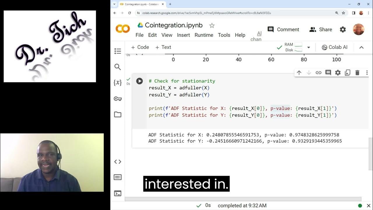 3. Cointegration example - YouTube