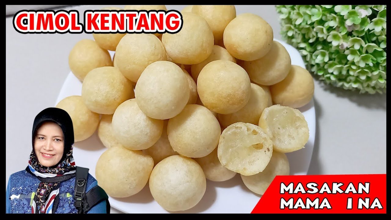 Resep cimol kentang anti meledak, rasa nya enak. Di jual laris manis ...