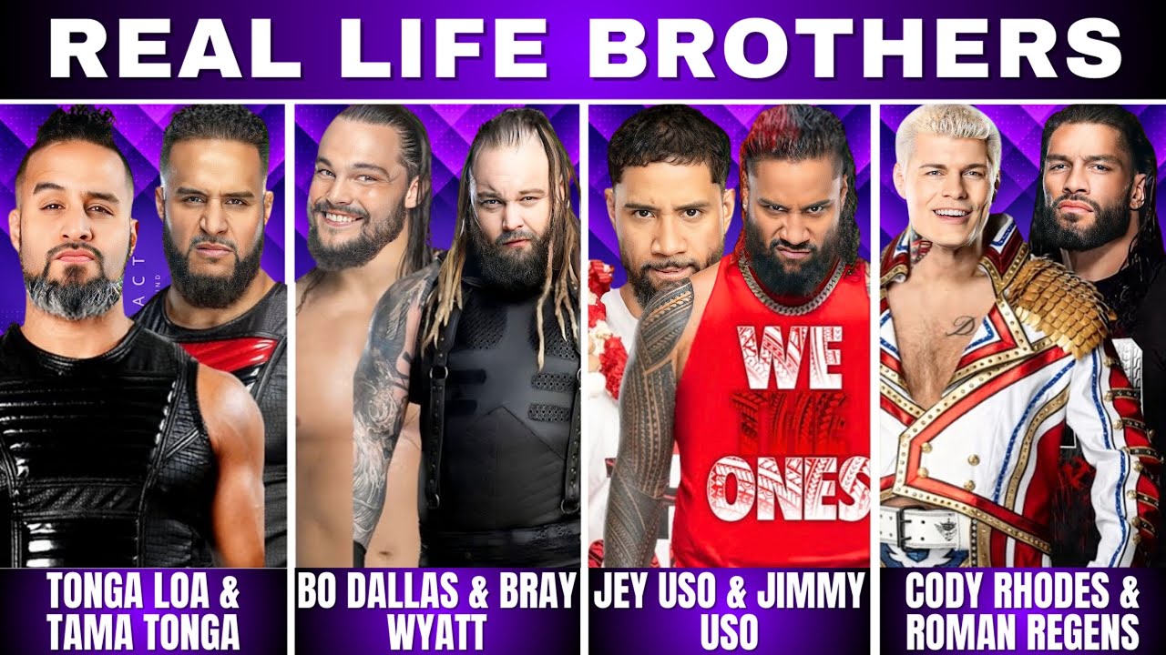 WWE Superstars And Their Real Life Brothers | wrestlinginc - YouTube