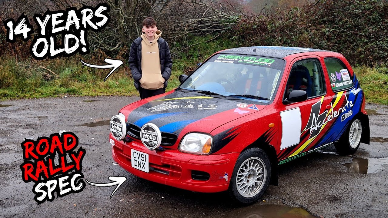 The ULTIMATE Setup? *14 Year Old & His ROAD RALLY SPEC Nissan Micra K11 ...