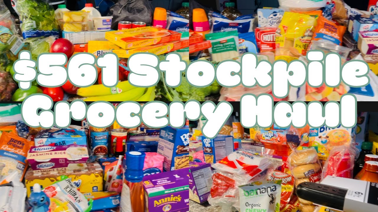 $561 STOCKPILE GROCERY HAUL 🛒 | STOCK UP | PREPPER HAUL | WINCO ...