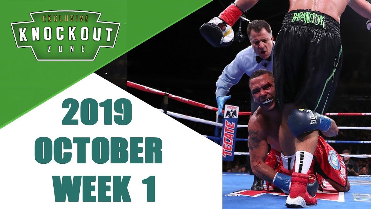 Boxing Knockouts | October 2019 Week 1 - YouTube