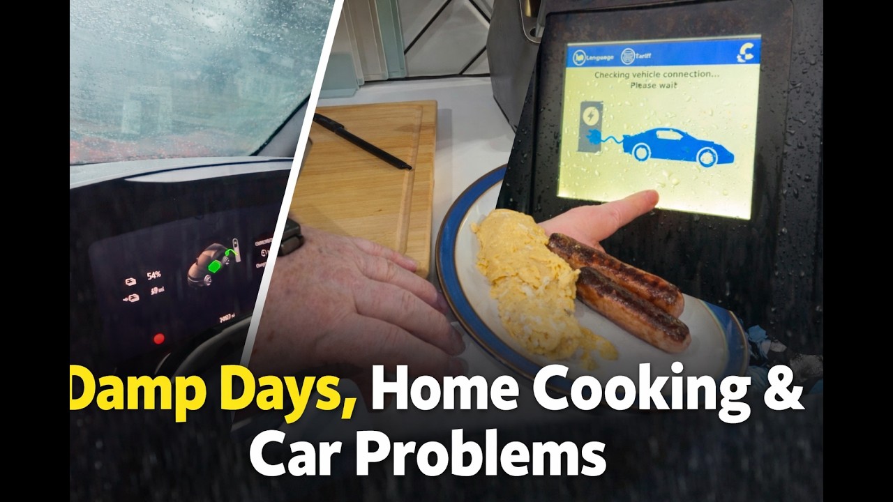 Dark, Damp Days, Home Cooking & Car Charging Problems | Daily Life Vlog ...