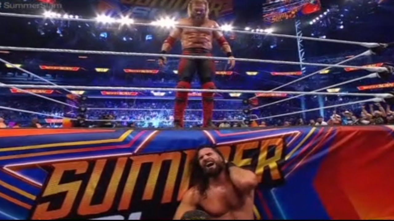 Edge VS Seth Rollins - SUMMERSLAM 2021 - YouTube