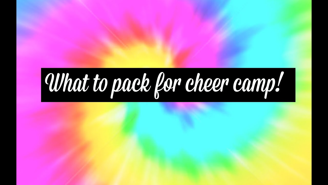 What to pack for cheer camp - YouTube