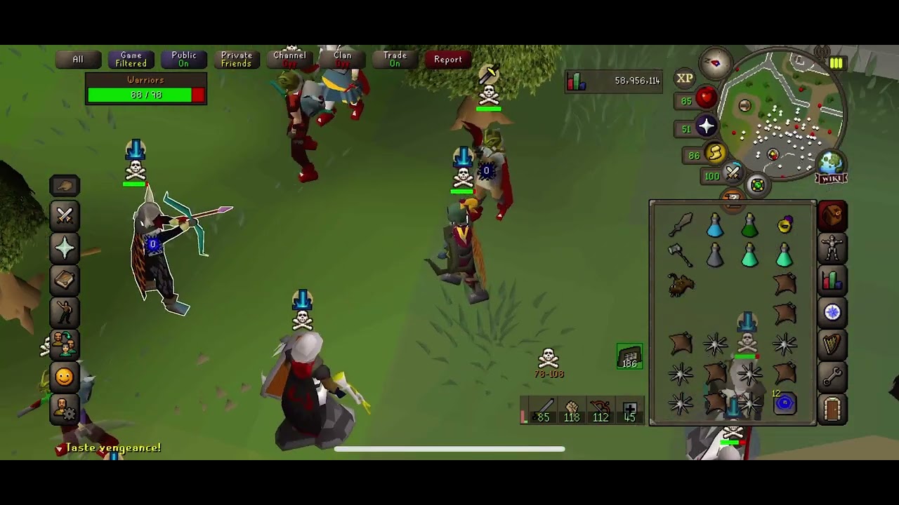 Oldschool RuneScape mobile pking on my iPhone 13 pro - YouTube