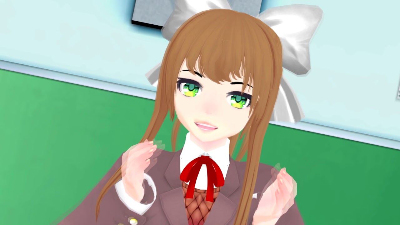 [MMD] Cake - Monika - YouTube