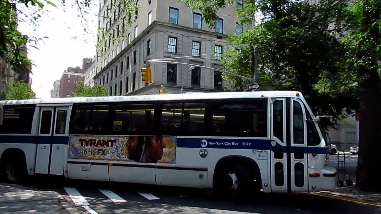 MTA New York City Bus: 1998 Nova Bus RTS #5072 on the M66 Crosstown Bus ...