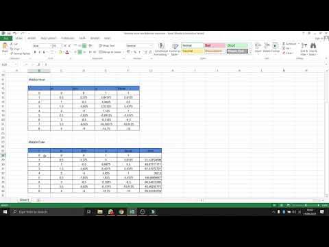Metode Euler dan Metode Heun menggunakan excel (UAS Metode Numerik ...