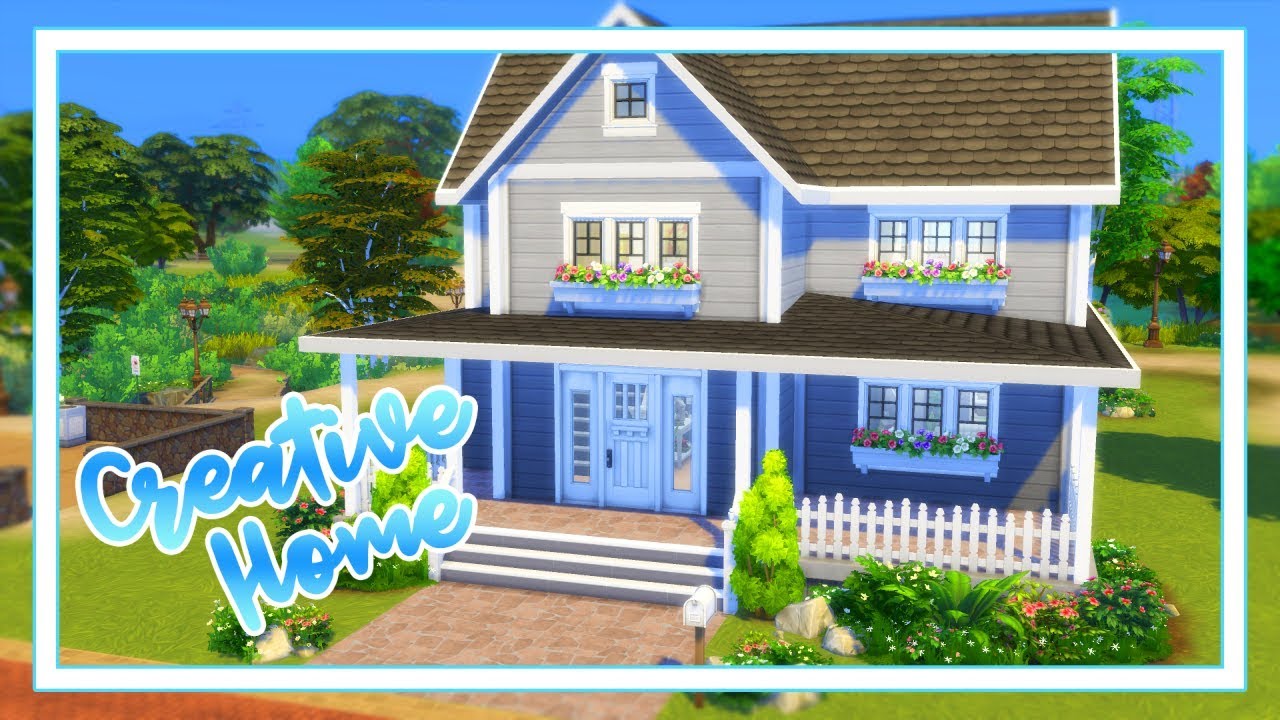 🎨 Creative Family Home | Sims 4 Speed Build 🎨 - YouTube
