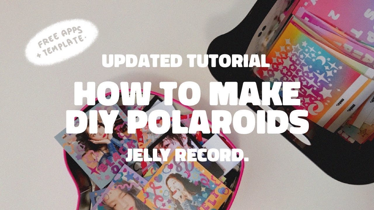 making diy polaroids 💗 - polcos (updated) | jelly record. - YouTube
