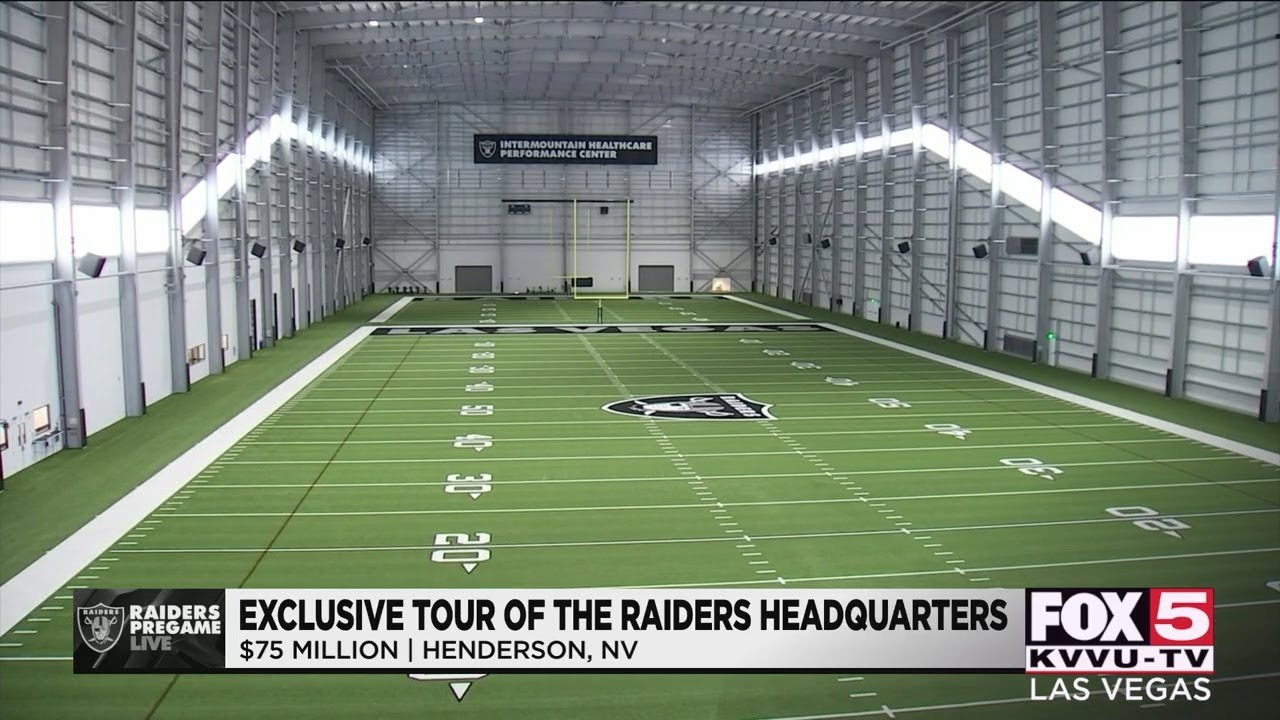 Exclusive tour of Raiders Headquarters in Henderson - YouTube