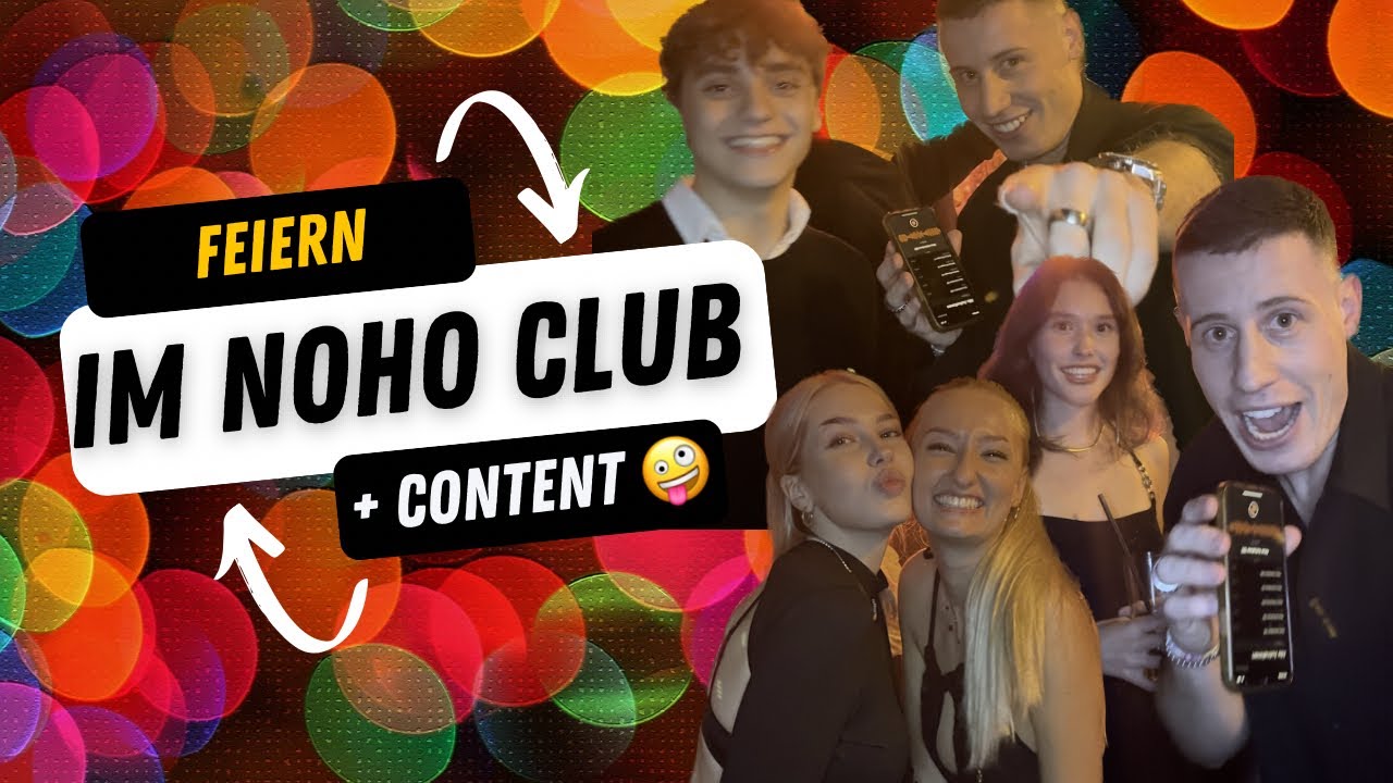 Feiern im Noho Club 🥳🍾 | Vlog 01 - YouTube