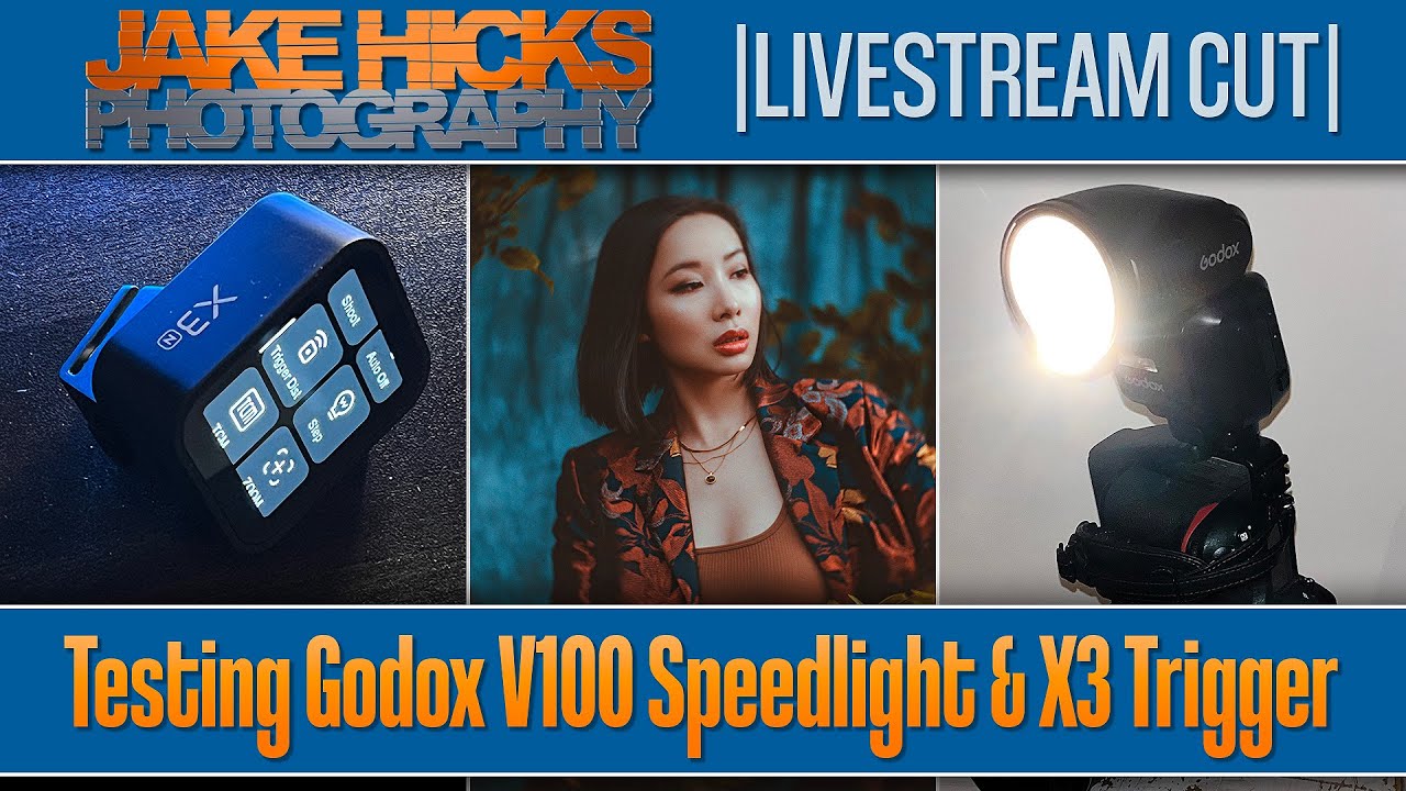 Testing the Godox V100 Speedlight & X3 Trigger - YouTube