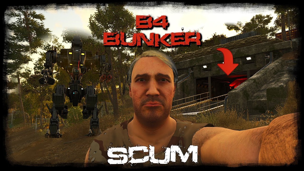SCUM Survival: B4 Bunker Walkthrough | Safe Entry & Exit Tutorial - YouTube