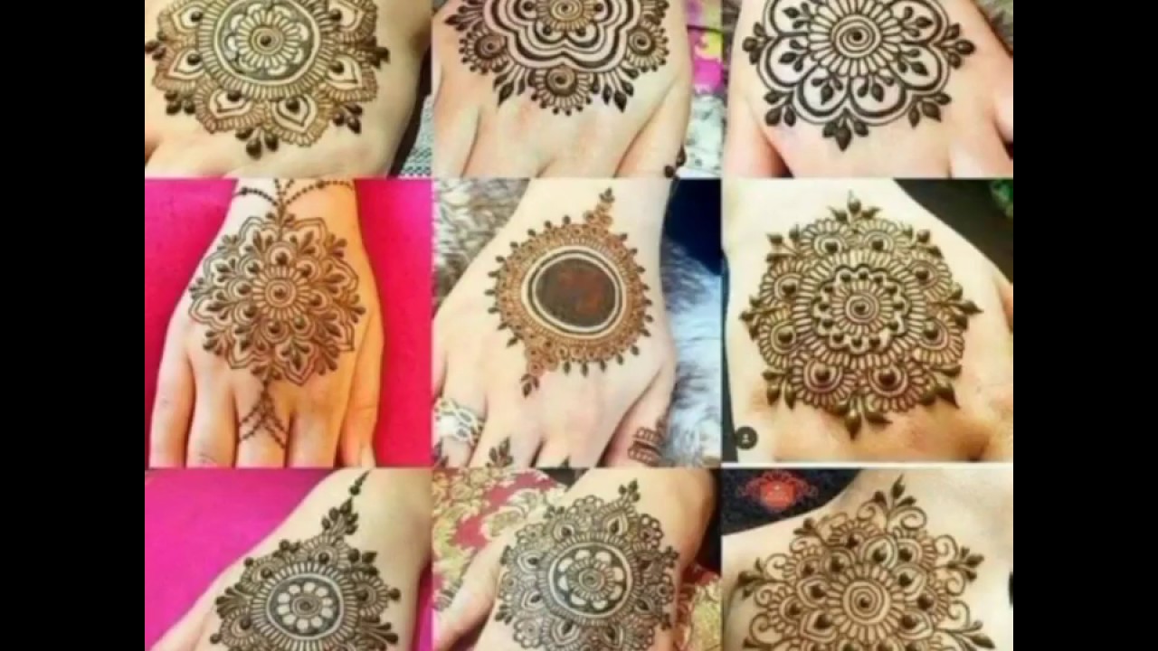 Easy and quick mehndi designs for hands - YouTube
