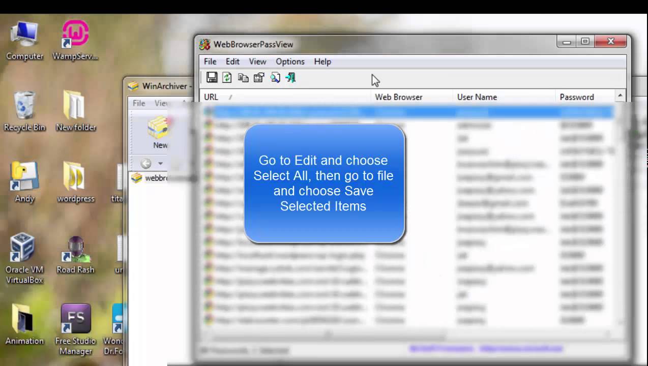 How To Automatically Download Retrieve All Your Saved Passwords From ...