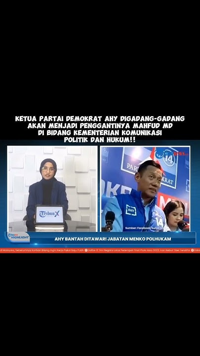 Ahy Pengganti Mahfud Md di menkopolhukam!? - YouTube