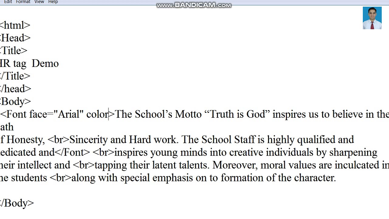 Class-X-HTML Basics Topic:Font and Comment Tag - YouTube