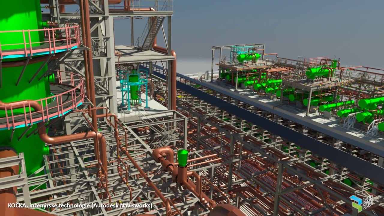 Navisworks rendering - Kočka, inženýrské technologie - YouTube