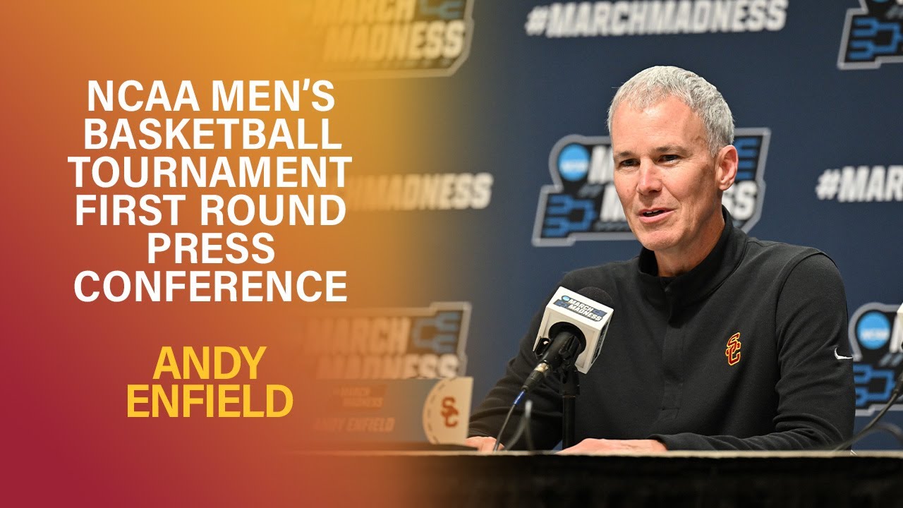 USC head coach Andy Enfield previews NCAA Tournament - YouTube