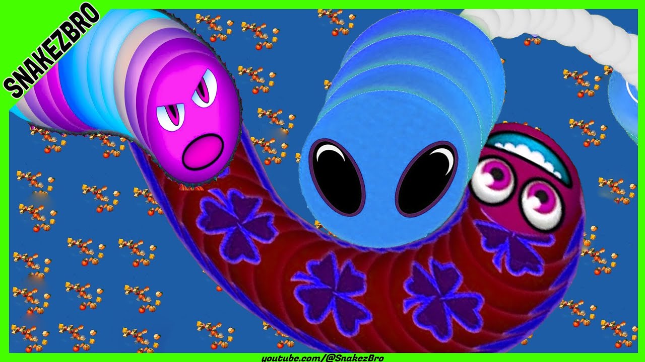 🐍 WORMATE ZONE.IO || Rắn Săn Mồi #39 BIGGEST SNAKE | Epic Worms Zone Best Gameplay | SnakezBro ...