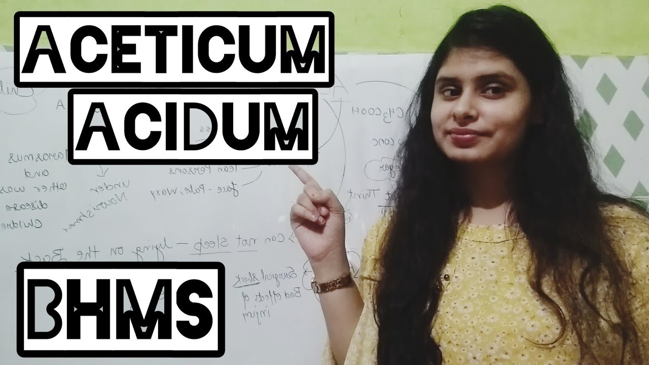 Aceticum Acidum homoeopathy medicine / BHMS / MM / Homoeopathic ...
