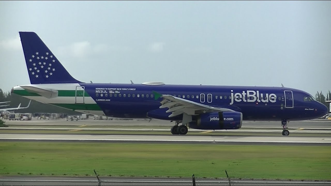 TJSJ Spotting: JetBlue NYPD, Air Europa A333 & More! - YouTube