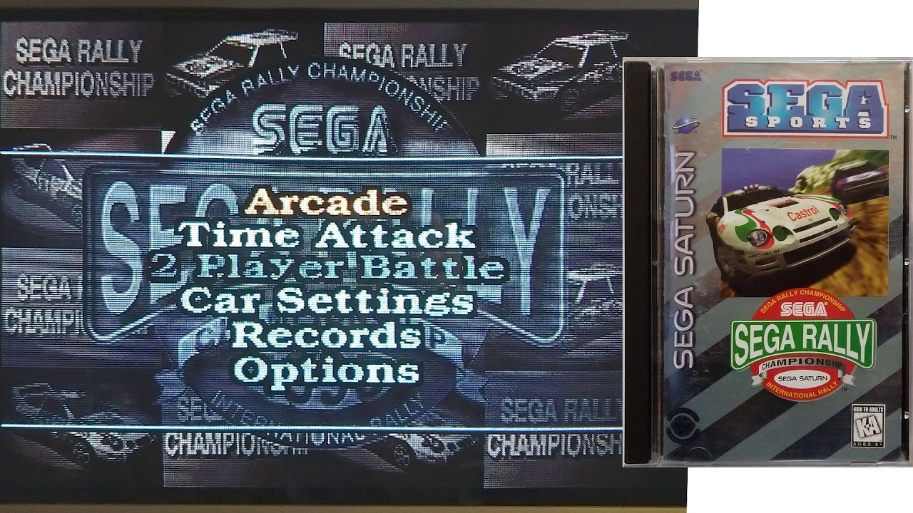 Sega Rally Championship Arcade Select Menu Music Sega Saturn [real ...