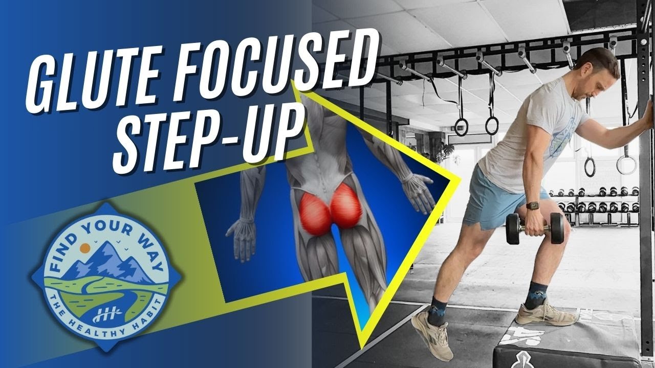 MAXIMIZE Glute Activation With Single Leg Box Step Ups - YouTube