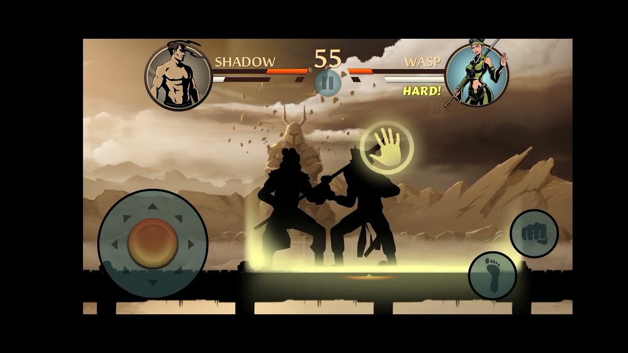 beating the gates of shadow barehanded|shadow fight 2 - YouTube
