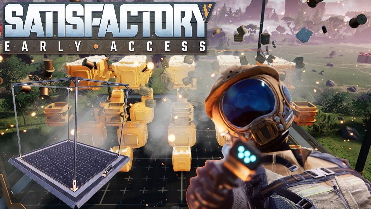 Building A modular Factory in Satisfactory (Part 2) #20 - YouTube