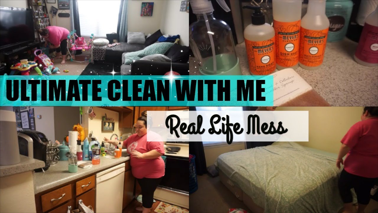 ULTIMATE CLEAN WITH ME 2018 | REAL LIFE MESS | Maria Nichole - YouTube