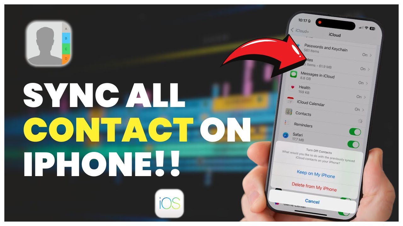 How to Sync Contacts on iPhone: Step-by-Step Guide for 2025 - YouTube