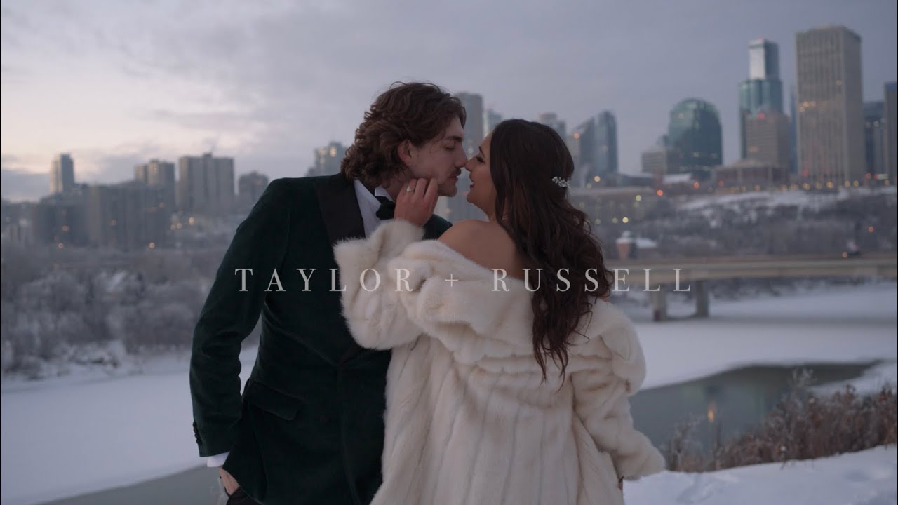 Taylor + Russell's New Years Eve Wedding in Edmonton - YouTube