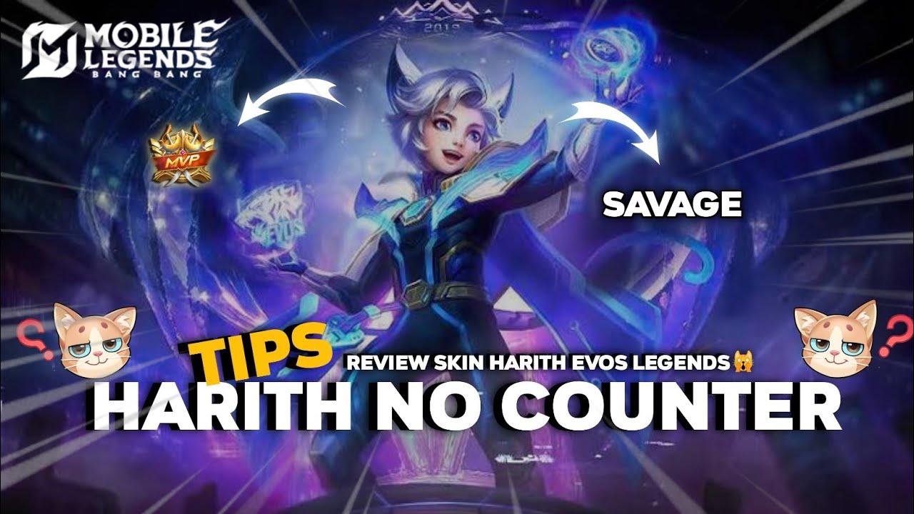 TIPS HARITH NO COUNTER TERBARU 2025 | REVIEW SKIN HARITH EVOS LEGENDS 🙀 ...
