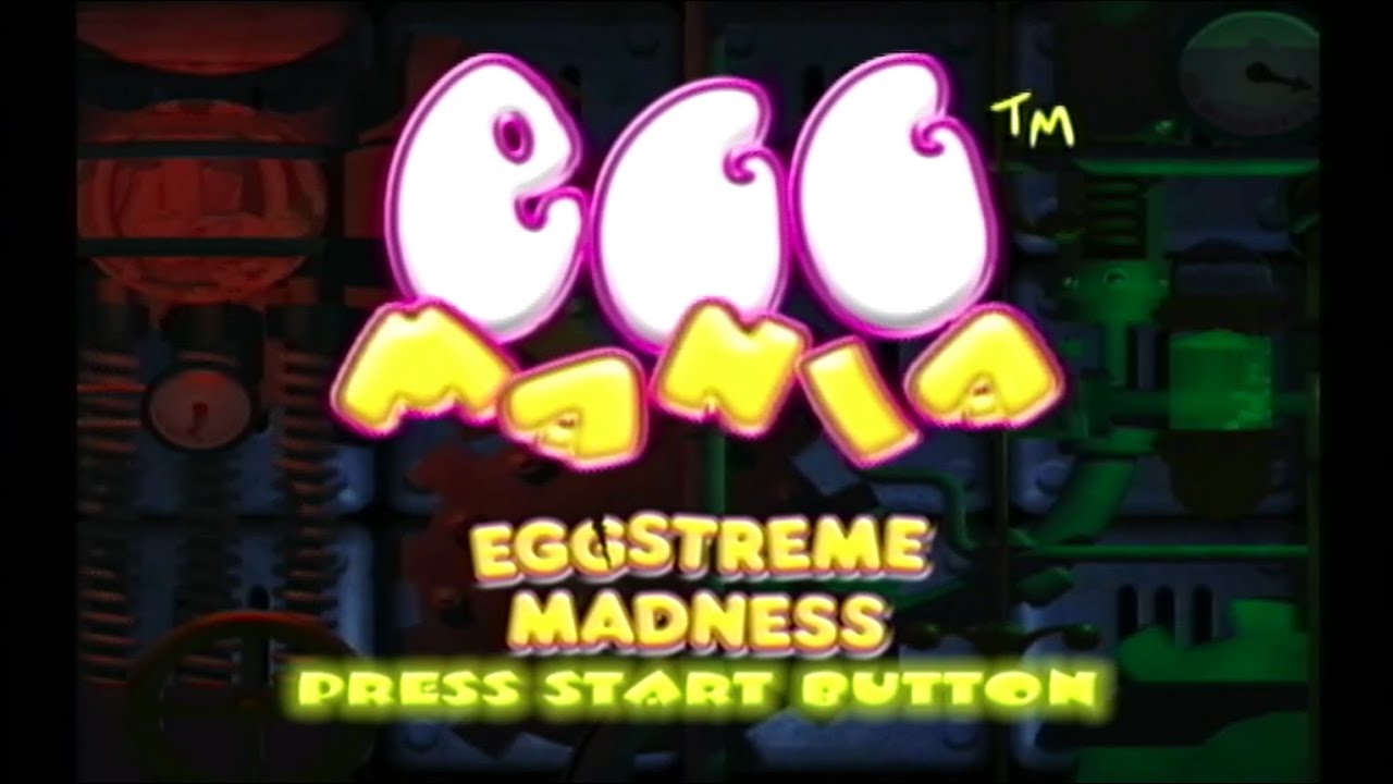 Egg Mania: Eggstreme Madness Title Screen (PS2, Xbox, Gamecube) - YouTube