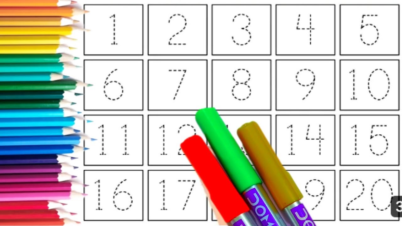 12345 counting for kids 123 learning nursery Colors shapes numbers for ...