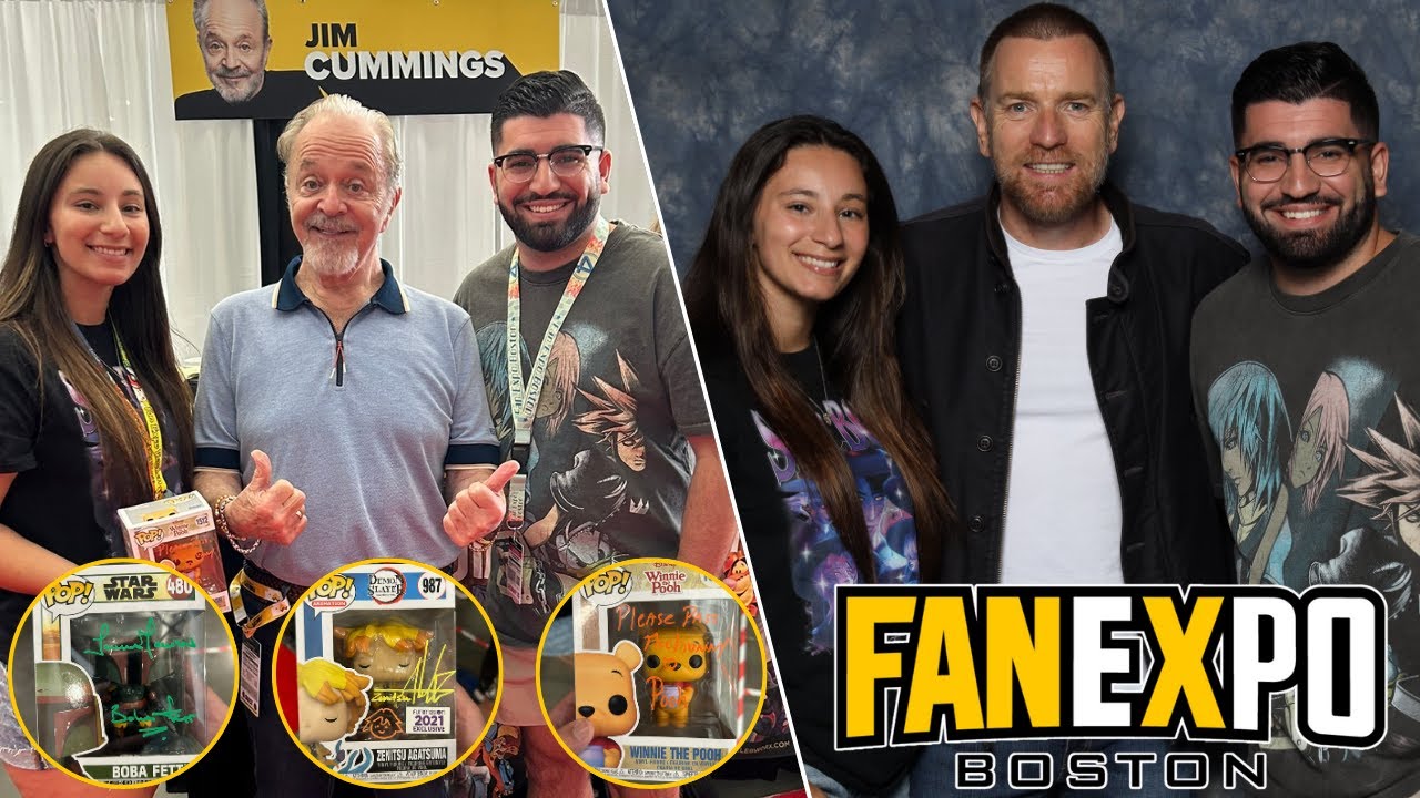 Boston Fan Expo 2025 Vlog | Meeting Ewan McGregor, Jim Cummings ...