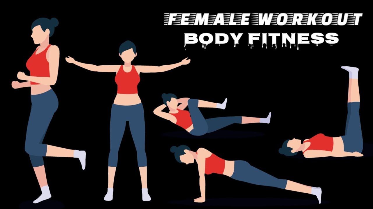 female workout 3D Animation ll edit by PM Block. - YouTube
