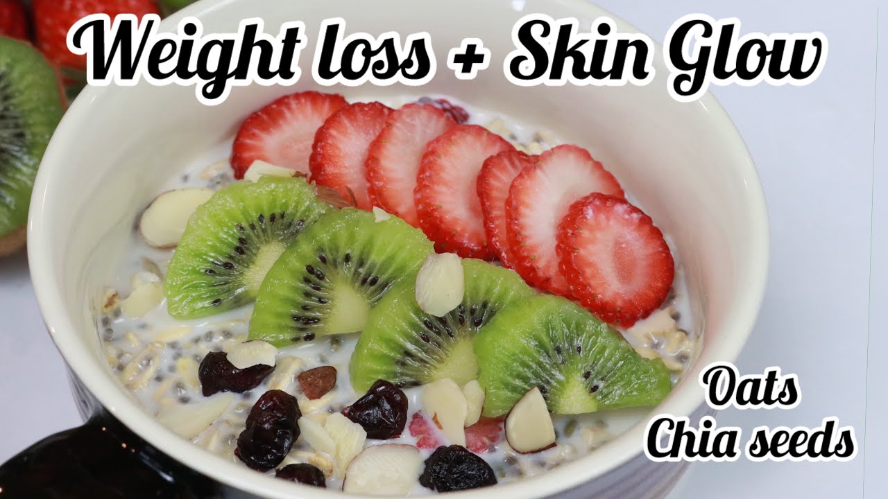 Easy and Healthy High Protein Breakfast OverNight Soaked Oats | Glowing ...