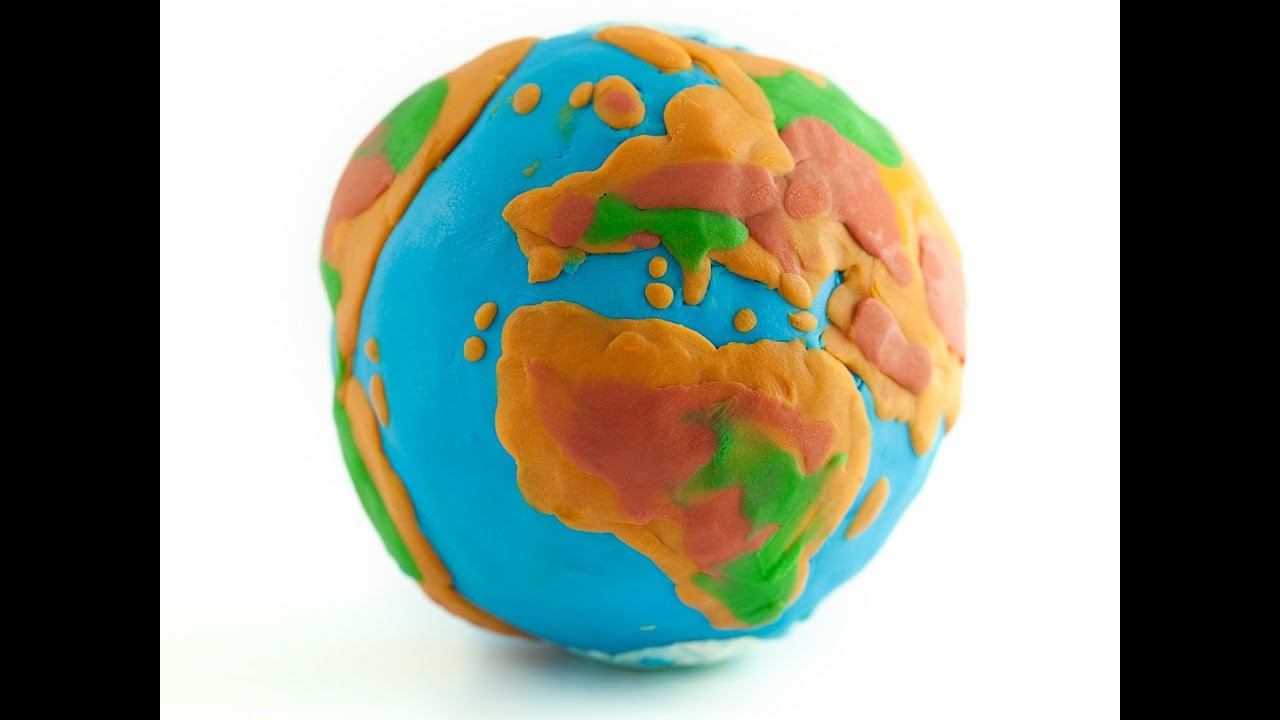 4 year old boy made earth model | 3d Earth Globe Model diy | # ...