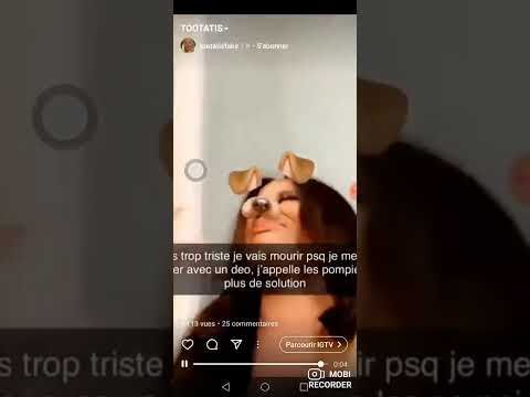🔞🔞 Tootatis coince un bouchons de déodorant dans sa chat... (instagram ...