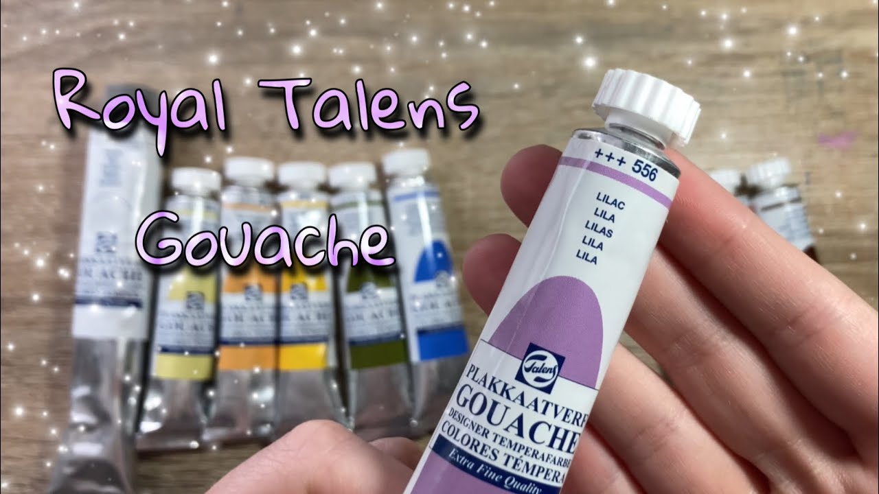 Royal Talens Gouache Review - YouTube